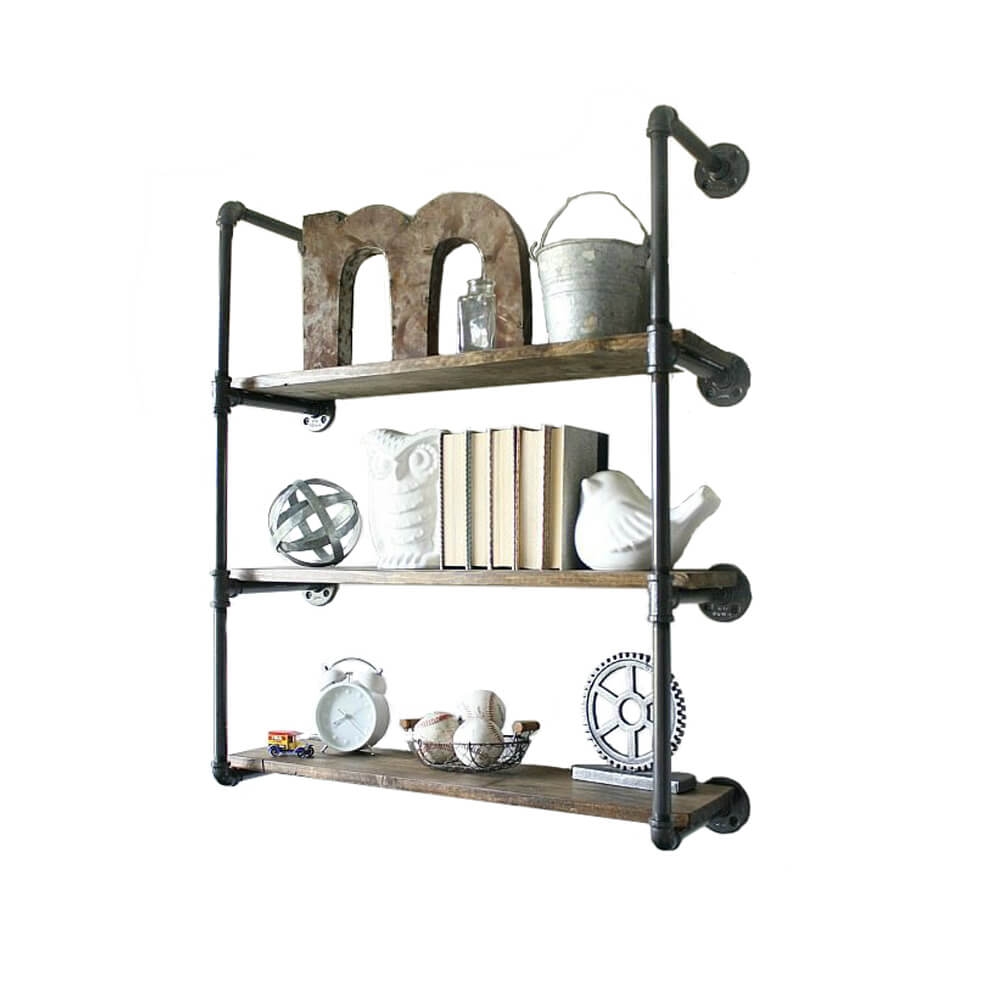 Hyller - Bli designer med DIY hyller fra rør og mer | Metallbordben.no